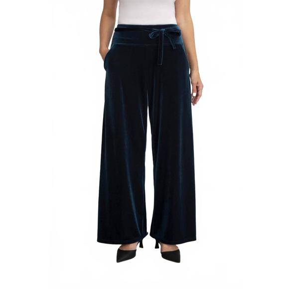 Sympli | Pants & Jumpsuits | New Sympli Velvet Savvy Wide Leg Trouser ...